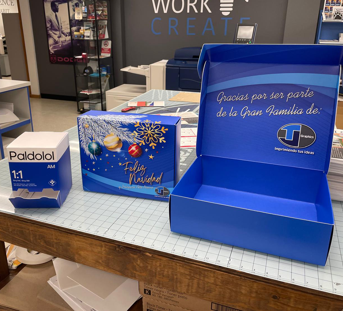 Custom Boxes (Call us for a Quote) – TJ Graphics PR